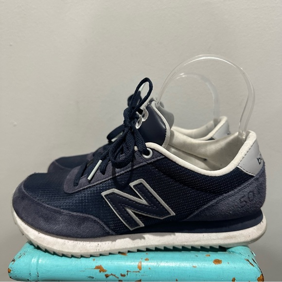 New Balance | Shoes | New Balance 5 Ripple Sole Navy Suede Sneakers ...